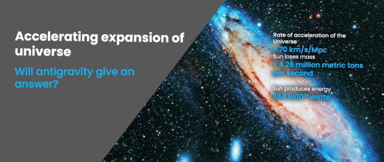Accelerating expansion of universe - NextGen Physics